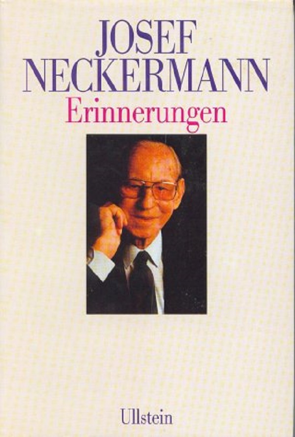 Josef Neckermann Erinnerungen - Asmussen Verlag